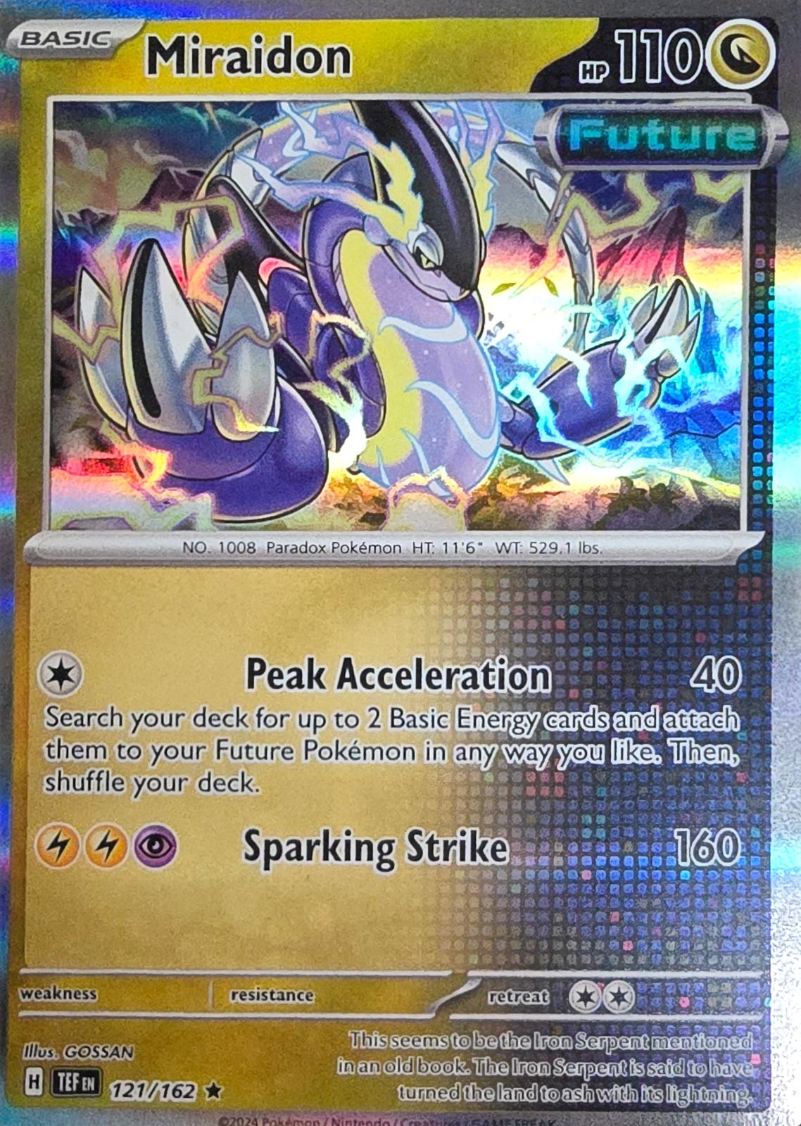 Miraidon [Reverse Holo] #121 Prices | Pokemon Temporal Forces | Pokemon ...