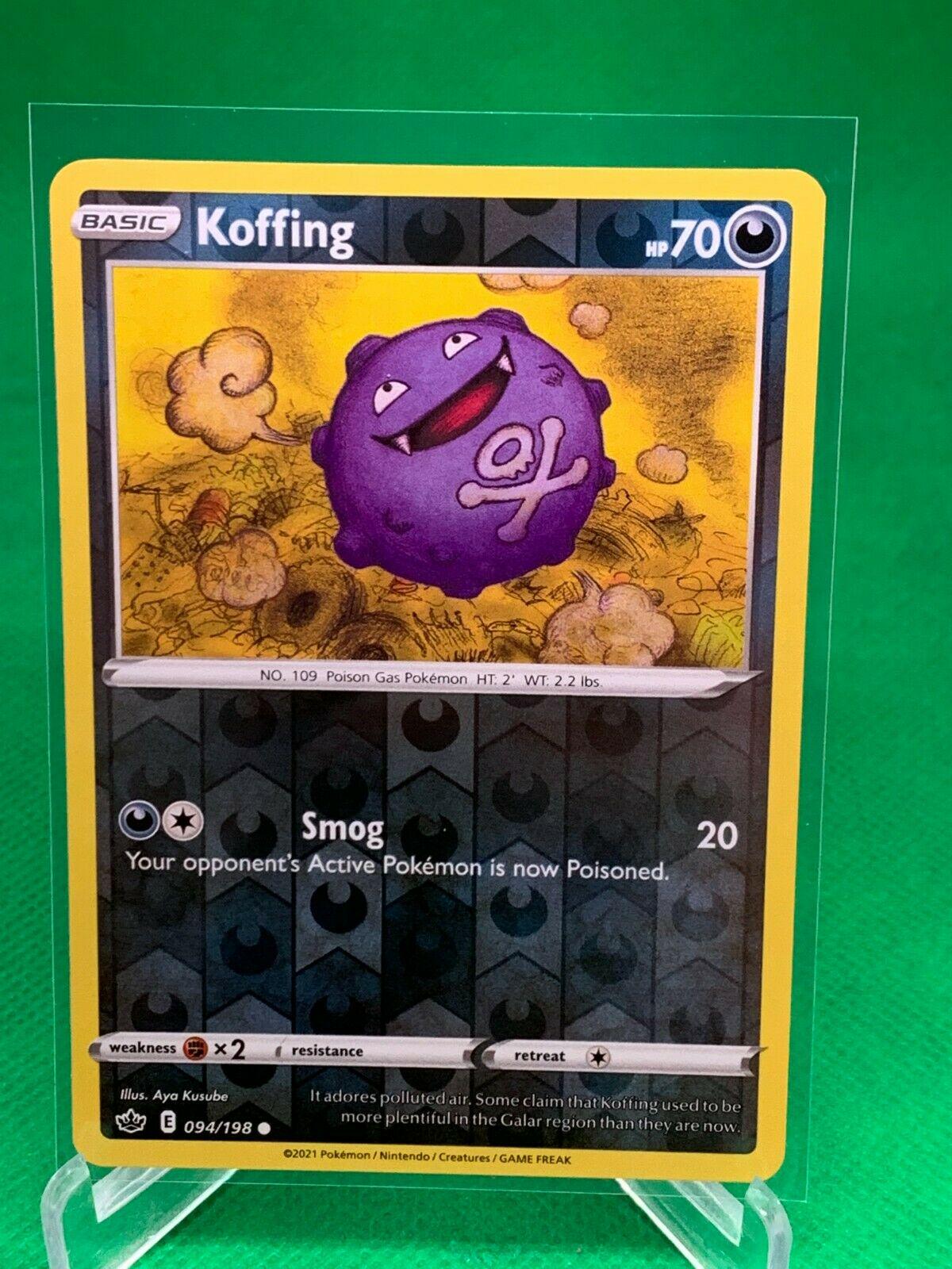 Koffing [Reverse Holo] #94 Prices | Pokemon Chilling Reign | Pokemon Cards