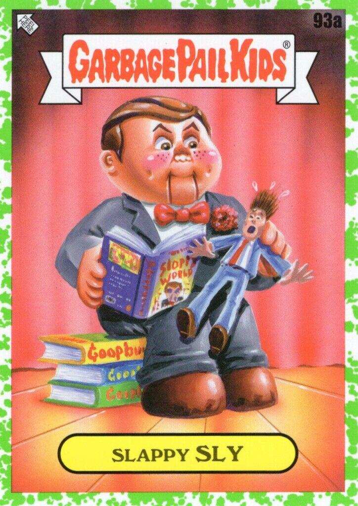 Slappy Sly [Green] #93a Prices | Garbage Pail Kids Book Worms | GPK Cards