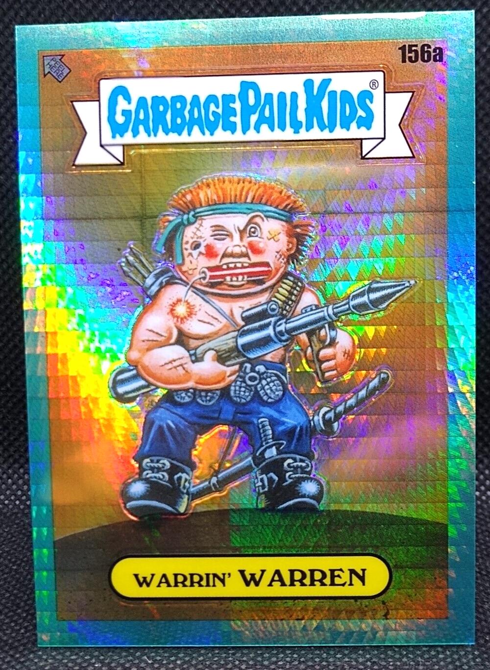 WARRIN' WARREN [Aqua Prism] #156a Prices | 2021 Garbage Pail Kids ...