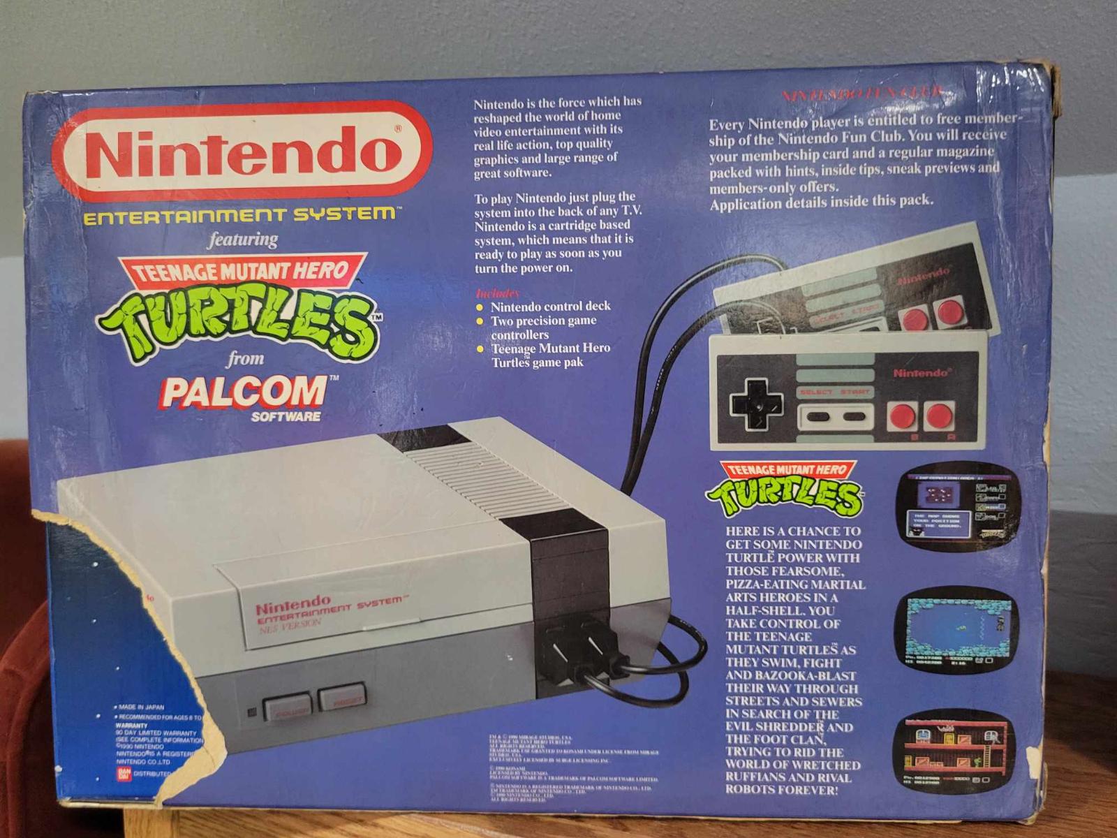 NES Control Deck Teenage Mutant Ninja Turtles Bundle Prices PAL NES ...