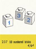 Number Bricks #237 LEGO Set Prices | New, Boxed, Loose Values
