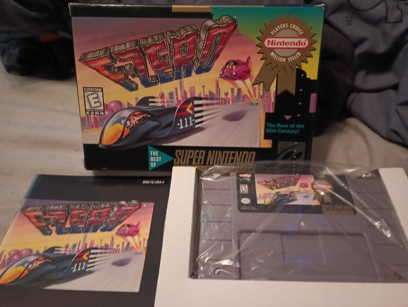 F-Zero | Item, Box, and Manual | Super Nintendo