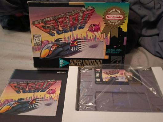 F-Zero | Item, Box, and Manual | Super Nintendo