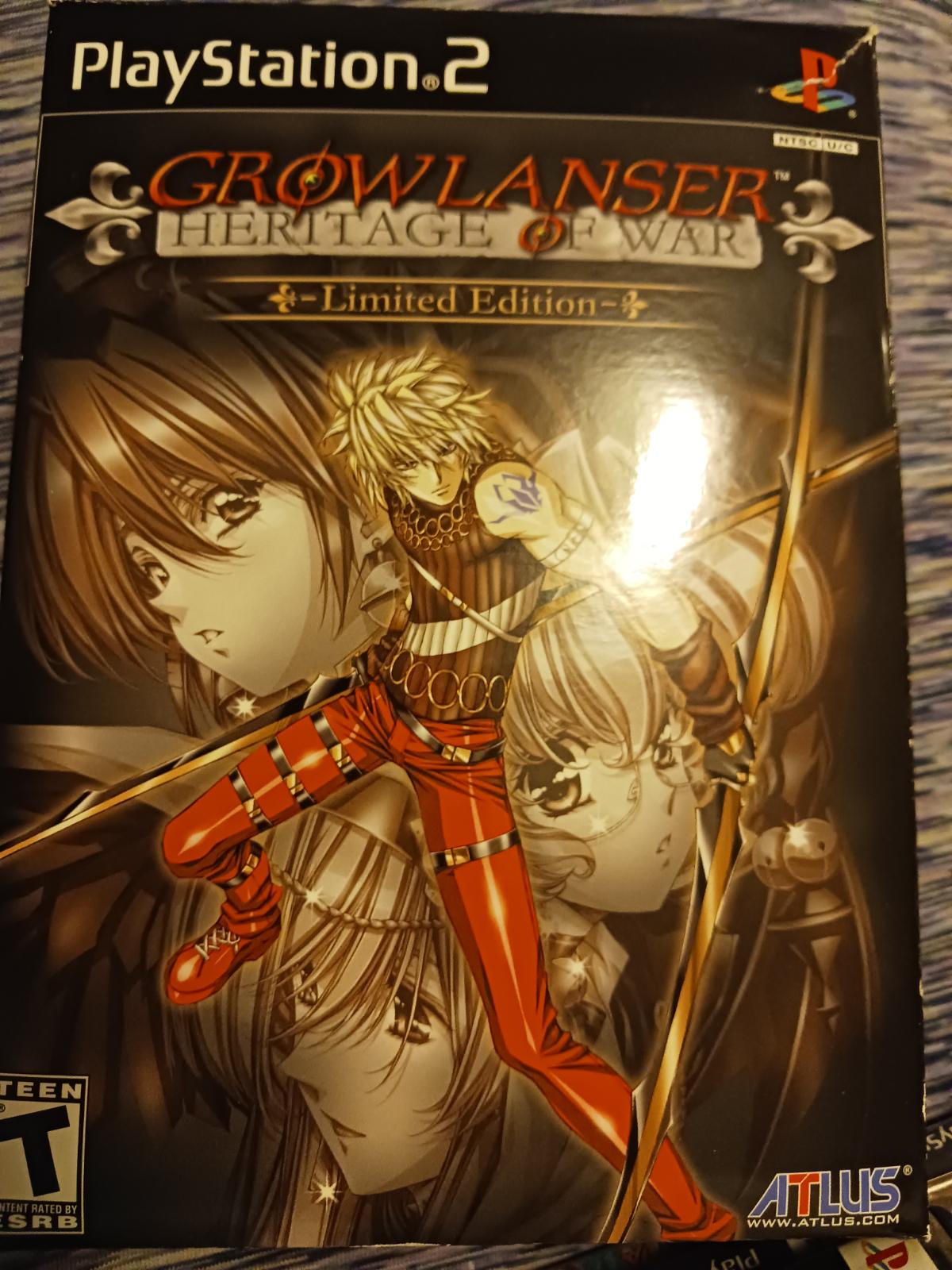 Growlanser Heritage of War [Limited Edition] | Item, Box, and Manual ...