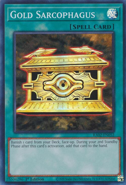 Gold Sarcophagus [Super Rare] RA02-EN052 Prices | YuGiOh 25th ...