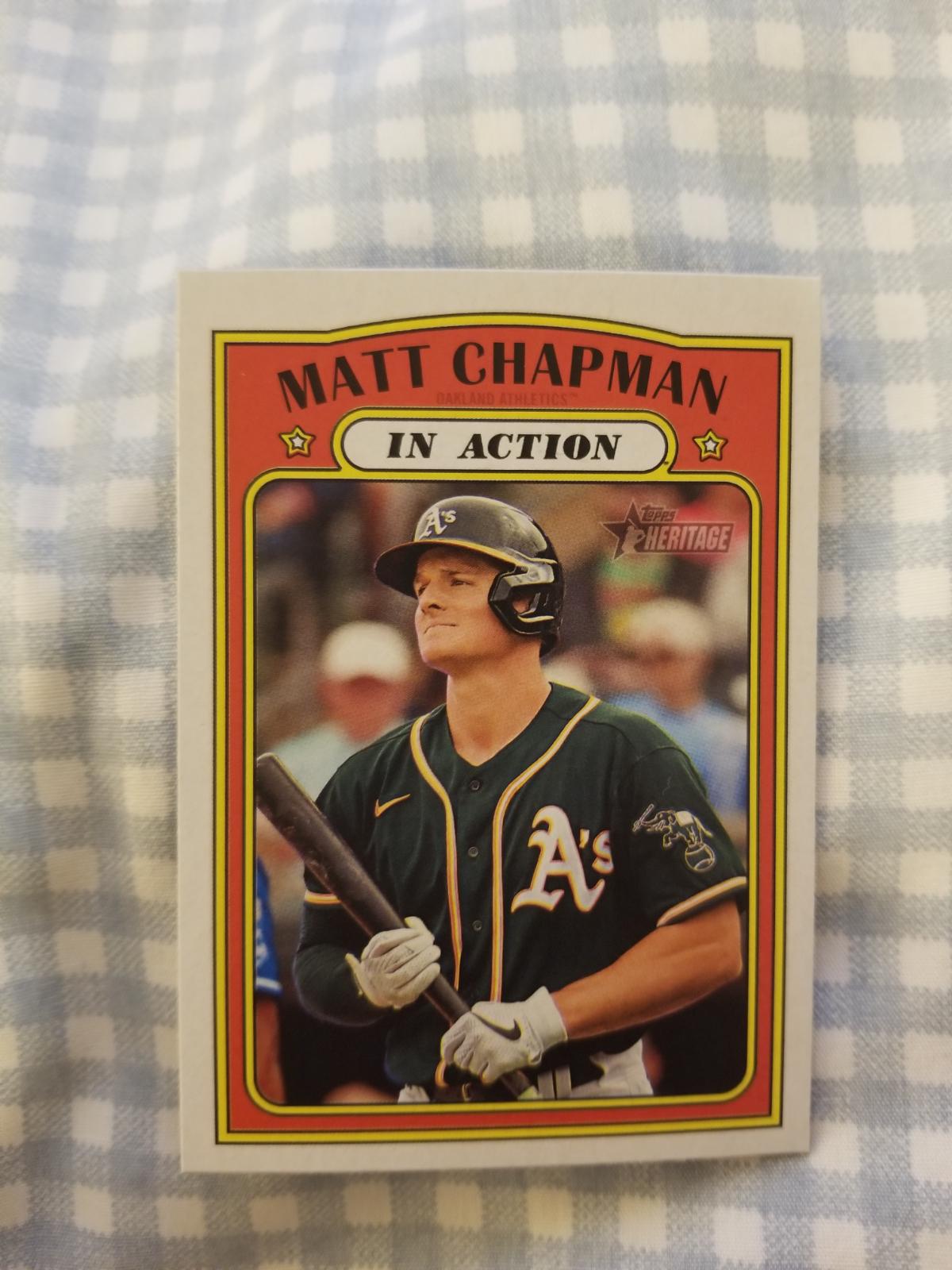 Matt Chapman | Ungraded | 2021 Topps Heritage