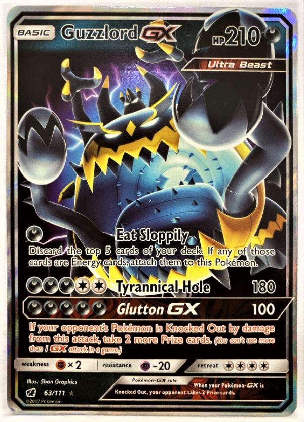 Guzzlord GX #63 Prices | Pokemon Crimson Invasion | Pokemon Cards