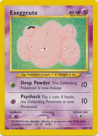 Exeggcute #64 Prices | Pokemon Neo Destiny | Pokemon Cards