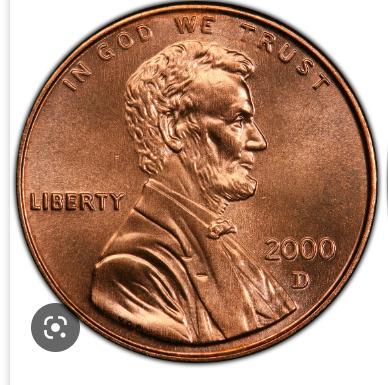 2000 D | Ungraded | Lincoln Memorial Penny