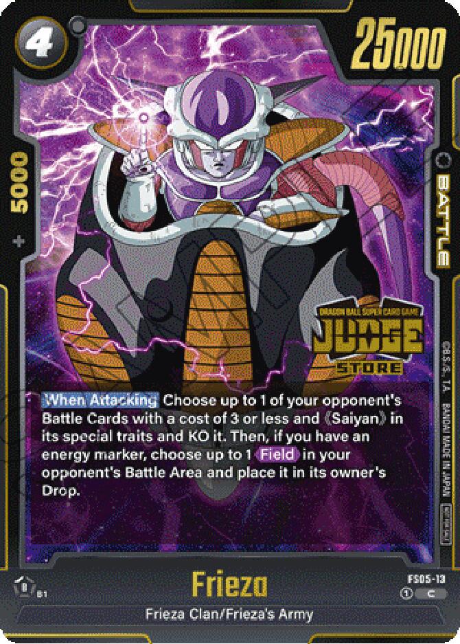 Frieza FS05-13 Prices | Dragon Ball Fusion World Judge Promo | Dragon ...
