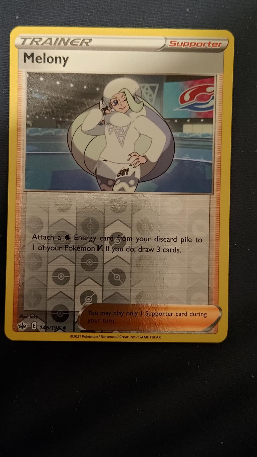 Melony [Reverse Holo] #146 Prices | Pokemon Chilling Reign | Pokemon Cards