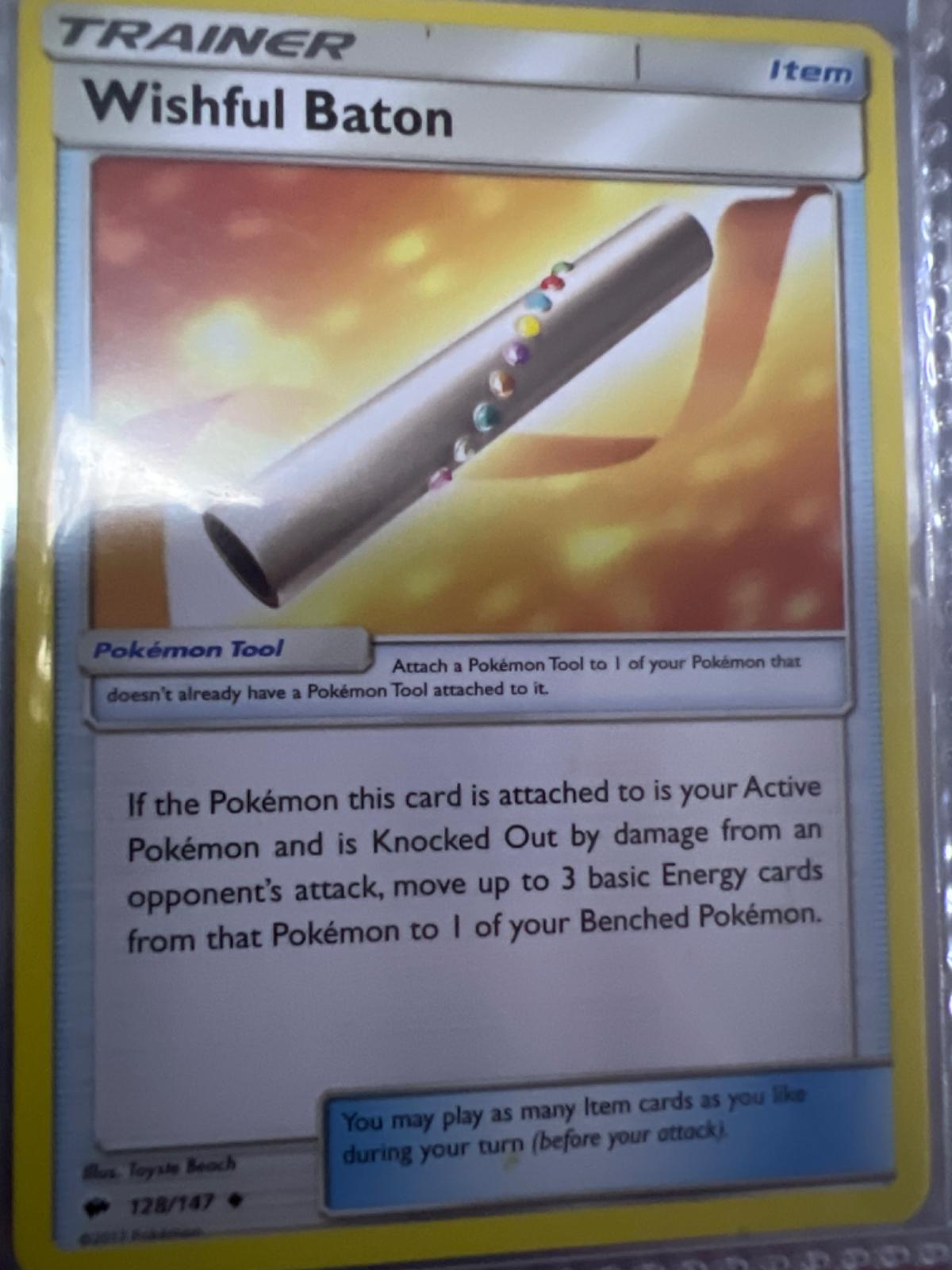 Wishful Baton | Ungraded | Pokemon Burning Shadows