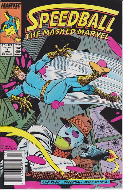 Speedball [Newsstand] #7 (1989) Prices | Speedball: The Masked Marvel ...