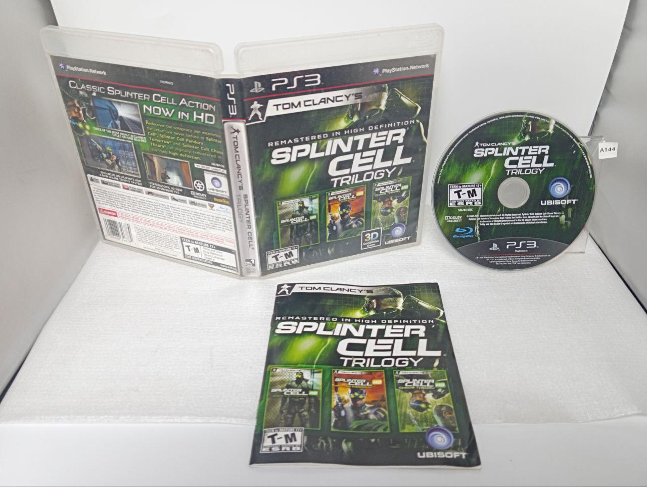 Splinter Cell Classic Trilogy HD | Item, Box, and Manual | Playstation 3