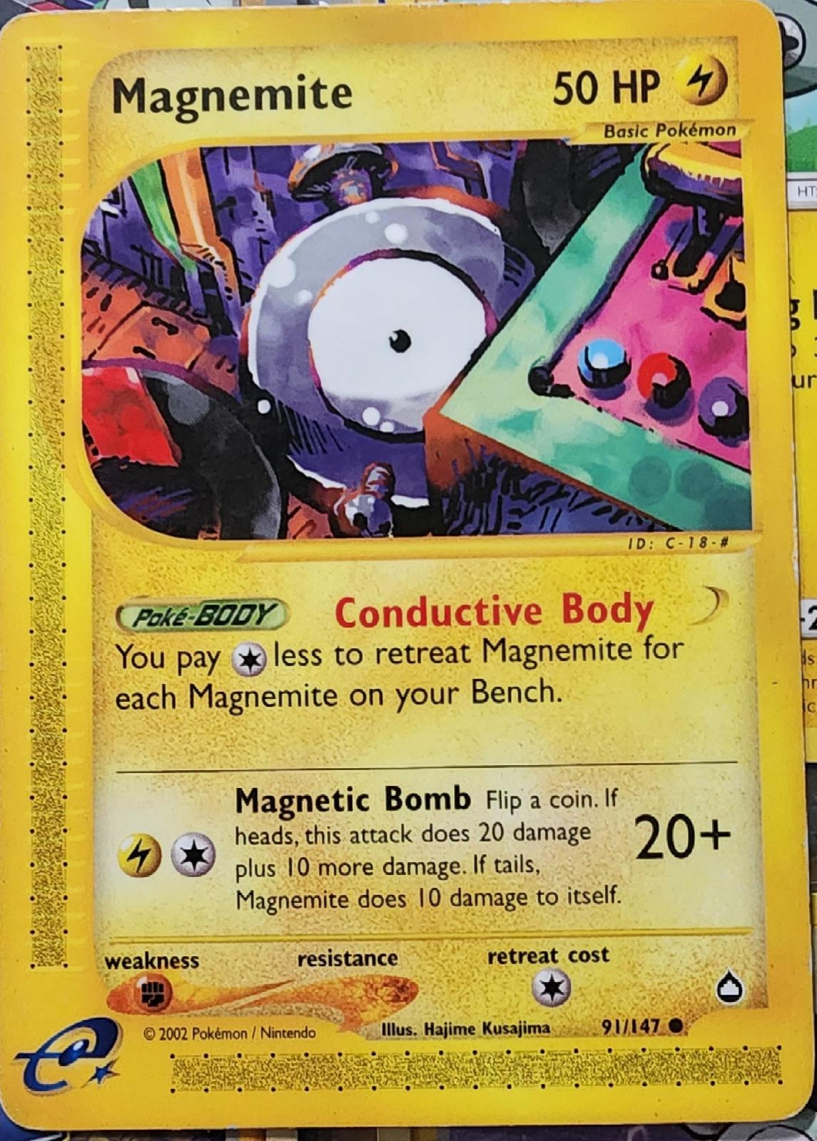 Magnemite #91 Prices | Pokemon Aquapolis | Pokemon Cards