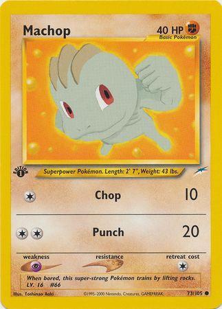 Machop [1st Edition] #73 Prices | Pokemon Neo Destiny | Pokemon Cards