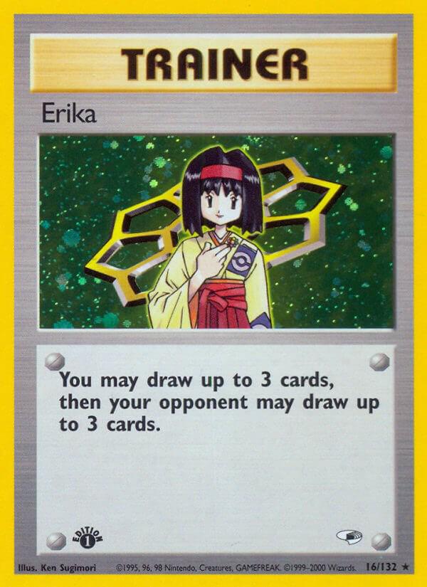 Erika [1st Edition] #16 Prices | Pokemon Gym Heroes | Pokemon Cards