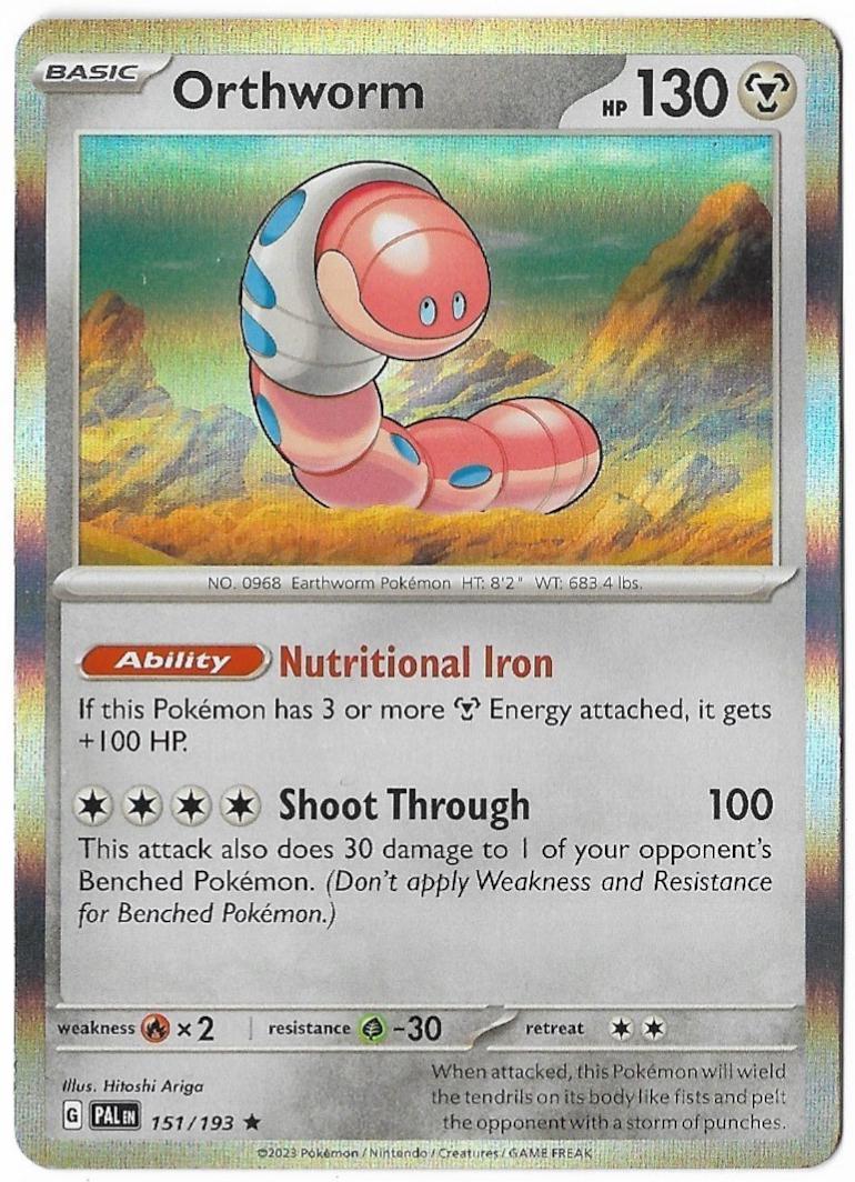 Orthworm #151 Prices | Pokemon Paldea Evolved | Pokemon Cards