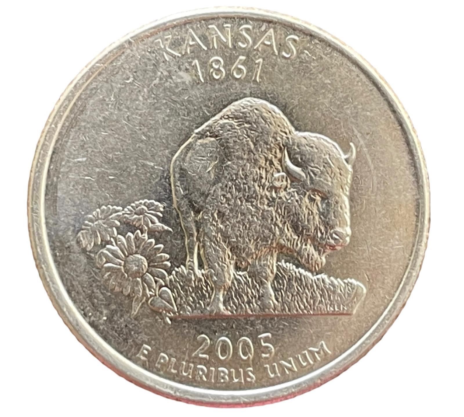 2005 D [KANSAS] State Quarter Prices | Ungraded, NGC, PCGS Values