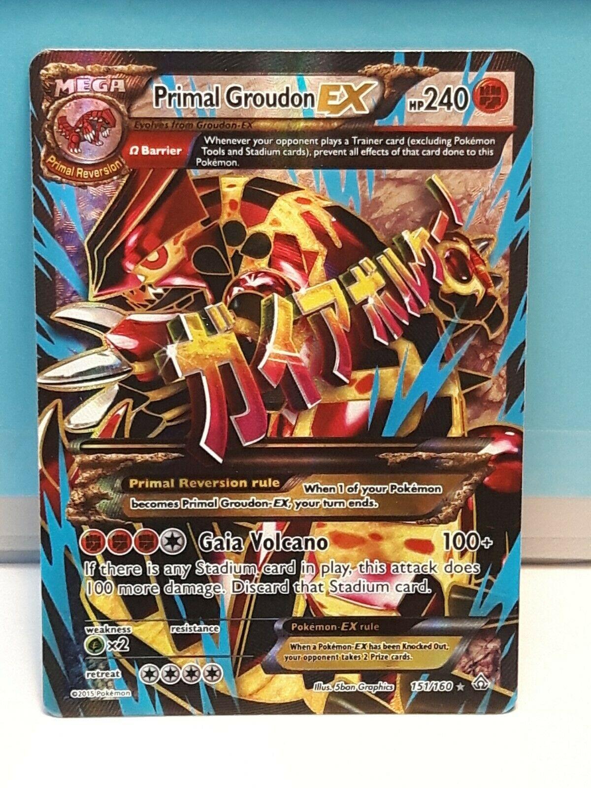 Primal Groudon EX #151 Prices | Pokemon Primal Clash | Pokemon Cards