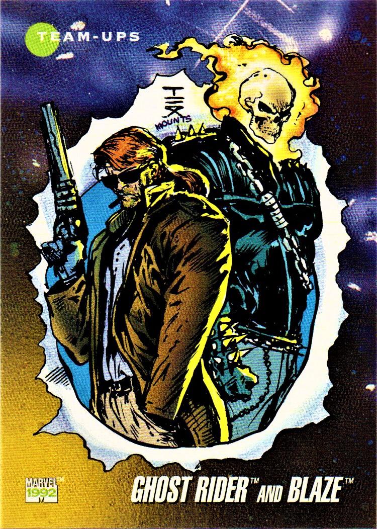 Ghost Rider and Blaze #79 Prices | Marvel 1992 Universe | Marvel Cards
