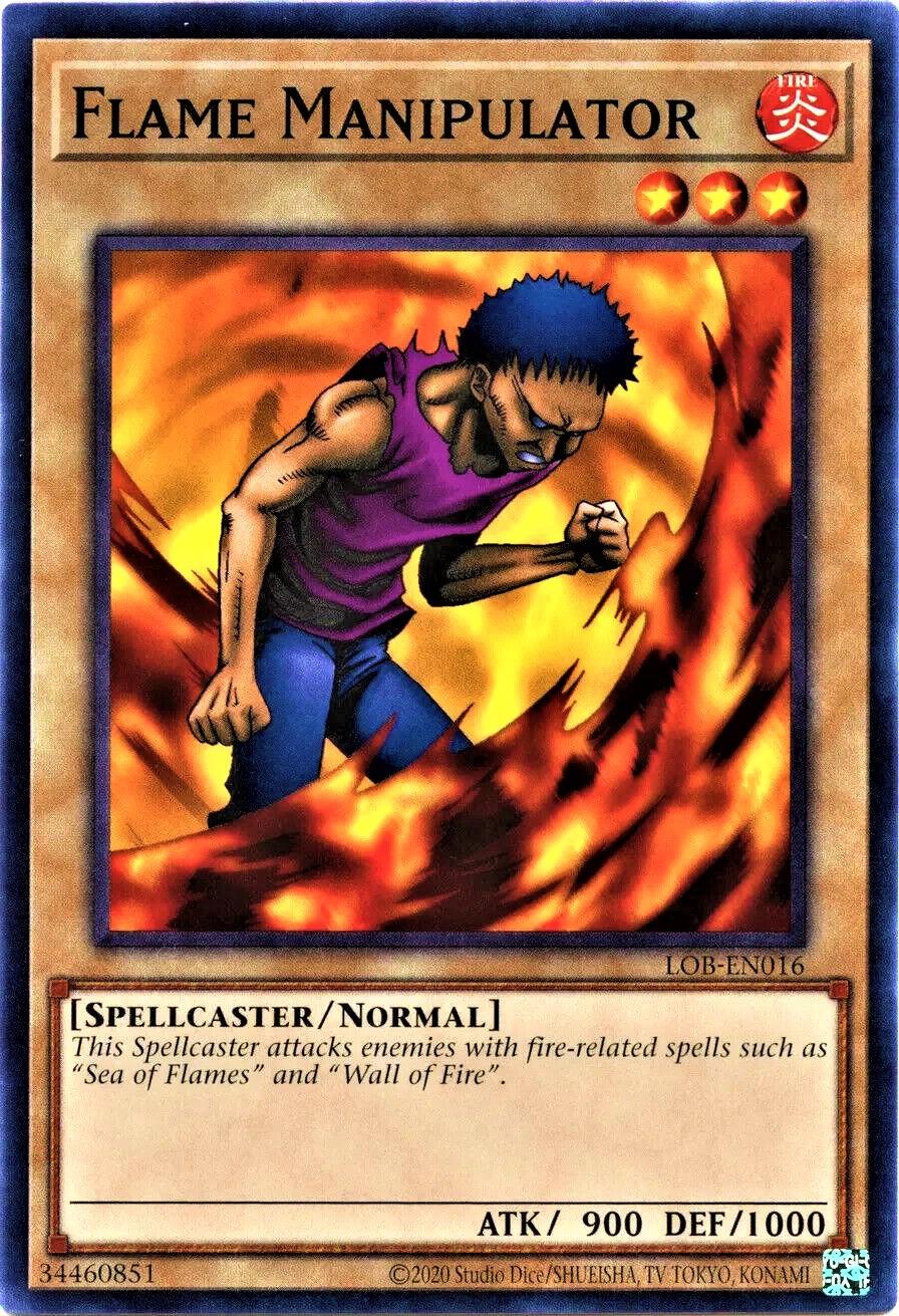 Flame Manipulator LOB-EN016 Prices | YuGiOh Legend of Blue Eyes White ...