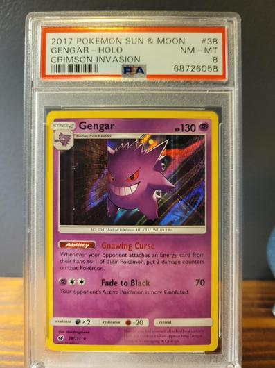Gengar | Graded 8 | Pokemon Crimson Invasion