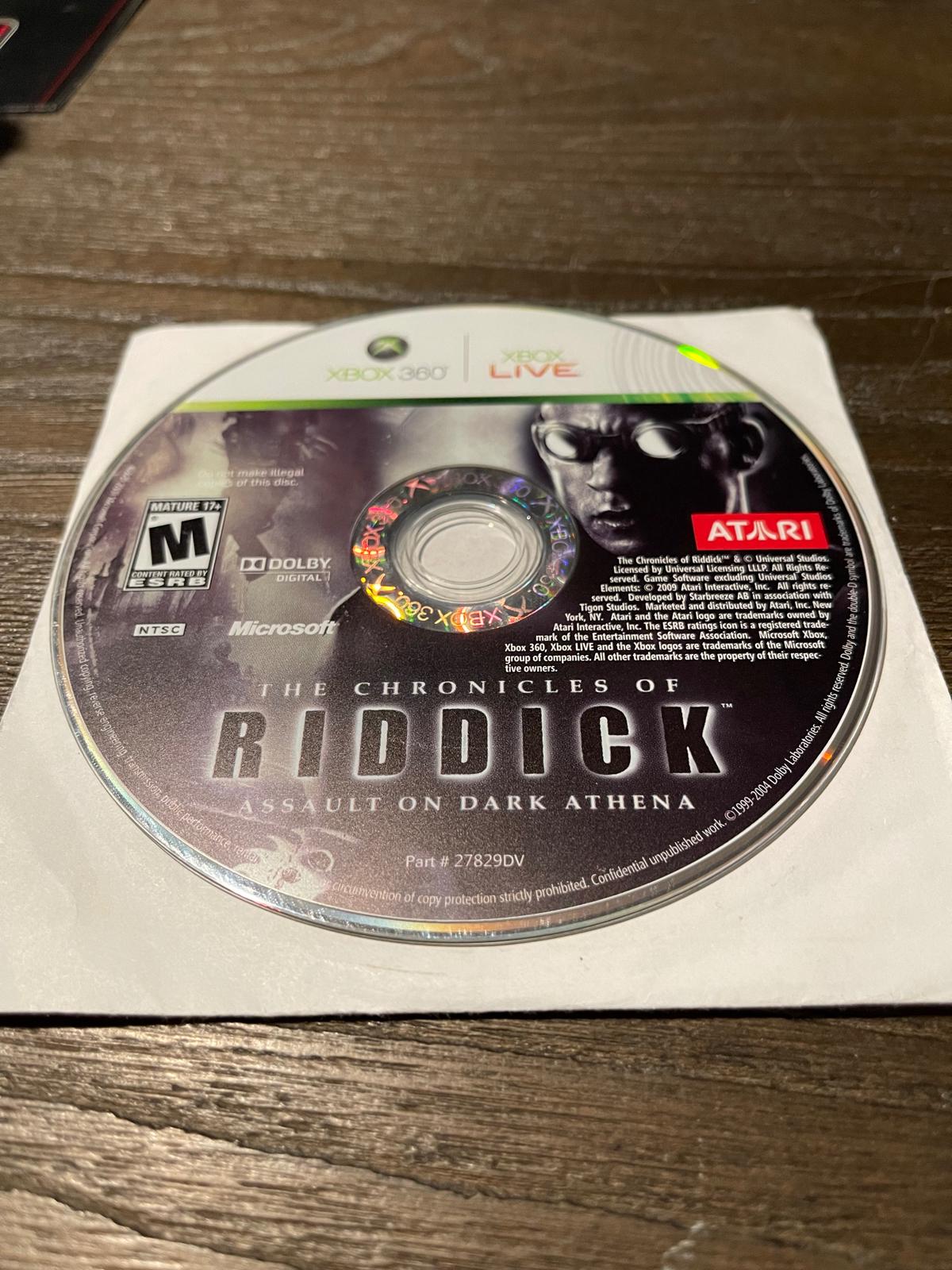 Chronicles of Riddick: Assault on Dark Athena | Item only | Xbox 360
