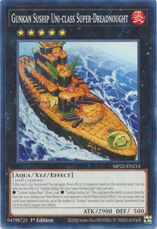 Gunkan Suship Uni-class Super-Dreadnought MP22-EN214 Prices | YuGiOh 2022 Tin of the Pharaoh's ...