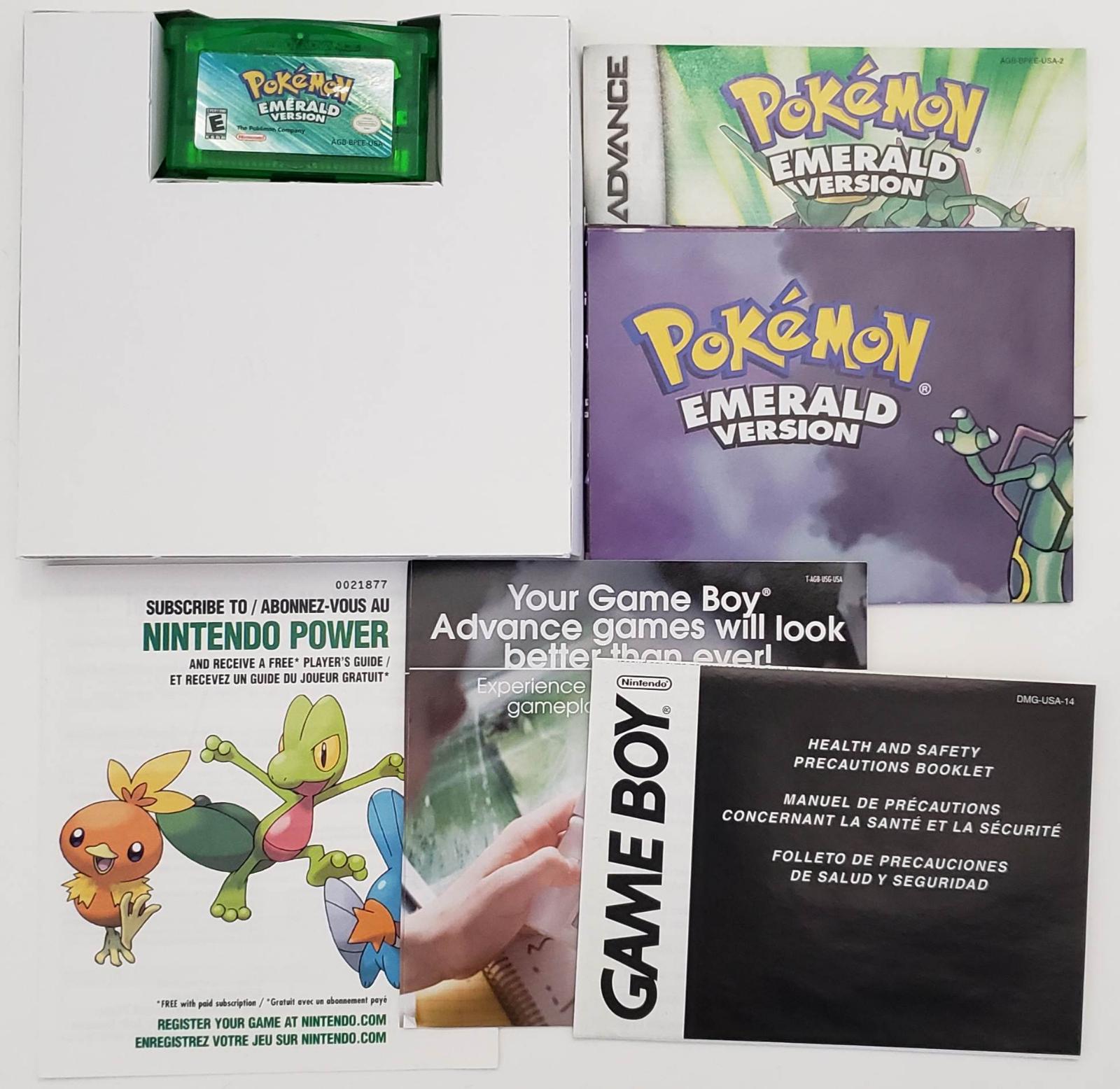 Pokemon Emerald | Item, Box, and Manual | GameBoy Advance