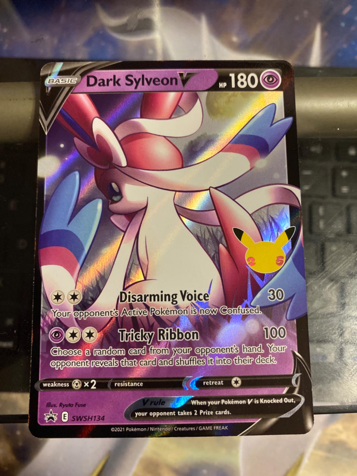Dark Sylveon V | Ungraded | Pokemon Celebrations