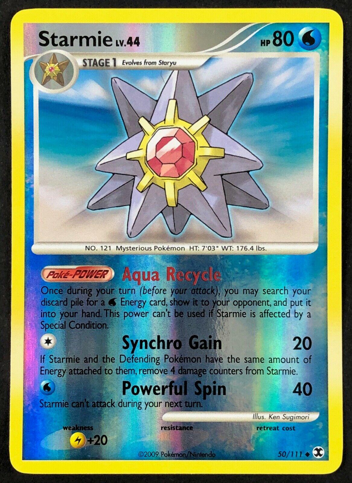 Starmie [Reverse Holo] #50 Prices | Pokemon Rising Rivals | Pokemon Cards