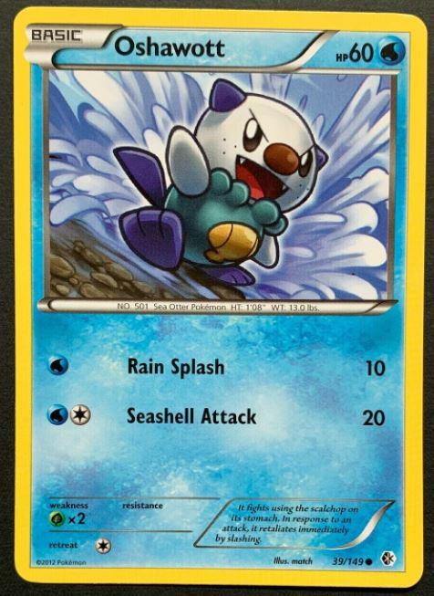 Oshawott #39 Prices | Pokemon Boundaries Crossed | Pokemon Cards