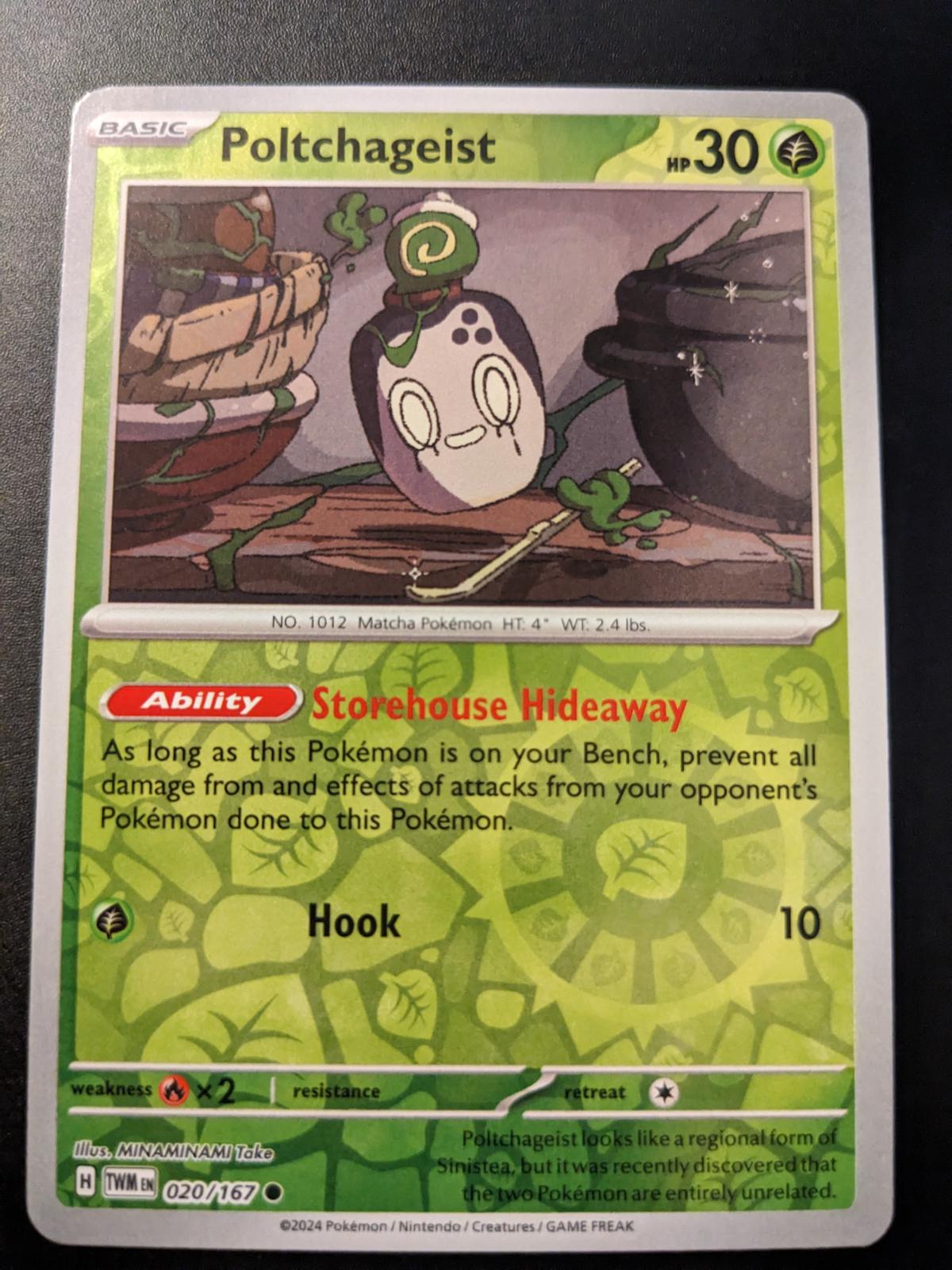 Poltchageist [Reverse Holo] #20 Prices | Pokemon Twilight Masquerade ...