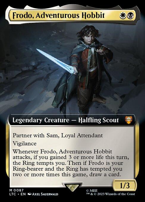 Frodo, Adventurous Hobbit [Extended Art] #87 Prices | Magic Lord of the ...