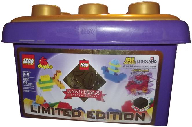 50th Anniversary Tub #5352 LEGO Set Prices | New, Boxed, Loose Values