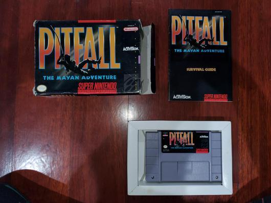 Pitfall Mayan Adventure | Item, Box, and Manual | Super Nintendo