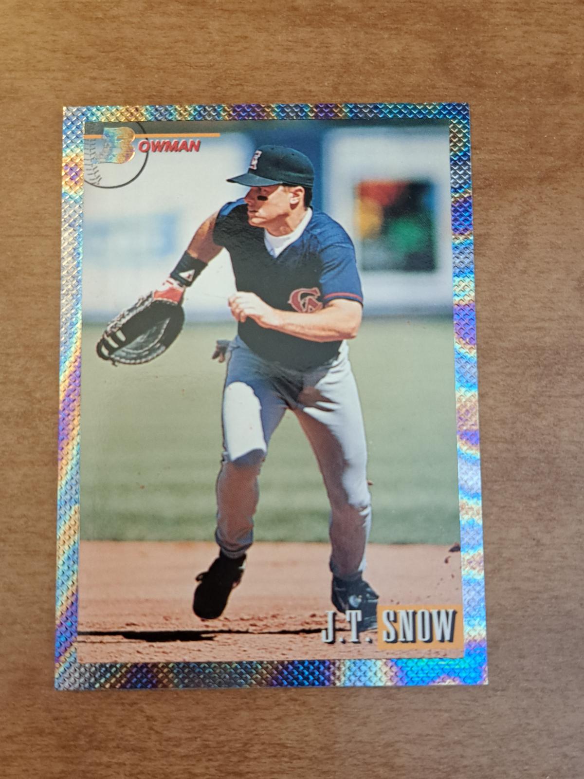 J. T. Snow [Foil] | Ungraded | 1993 Bowman