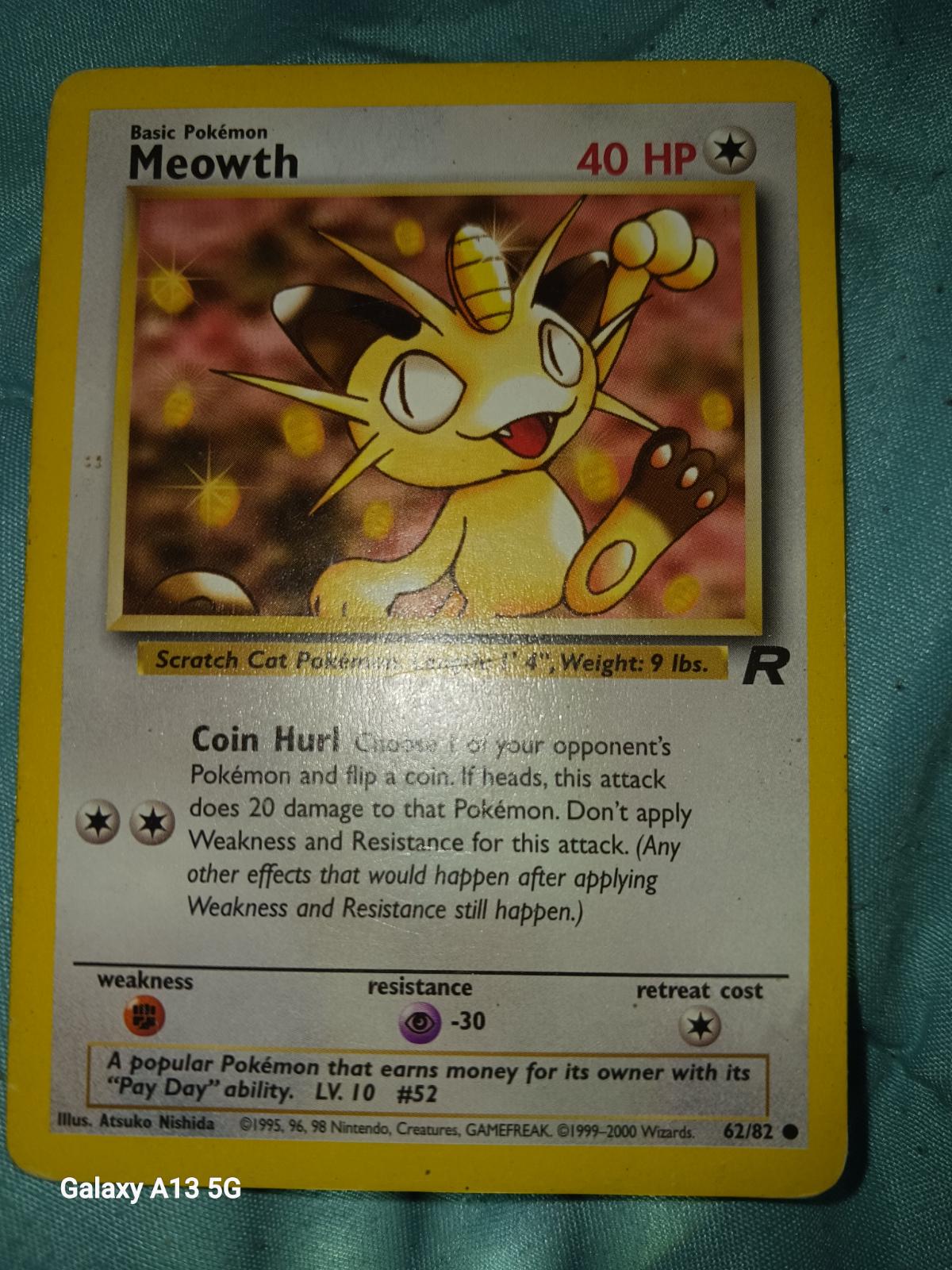 Meowth | Ungraded | Pokemon Team Rocket