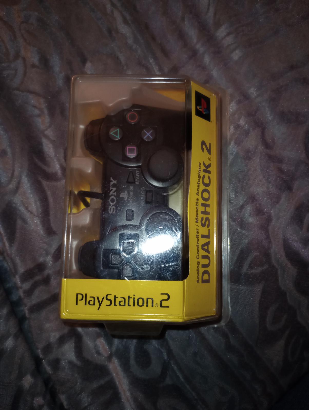 Black Dual Shock Controller | New Item, Box, and Manual | Playstation 2