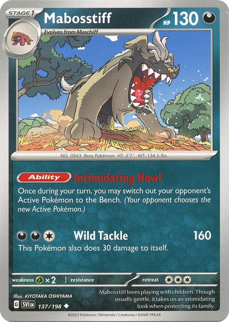 Mabosstiff #137 Prices | Pokemon Scarlet & Violet | Pokemon Cards