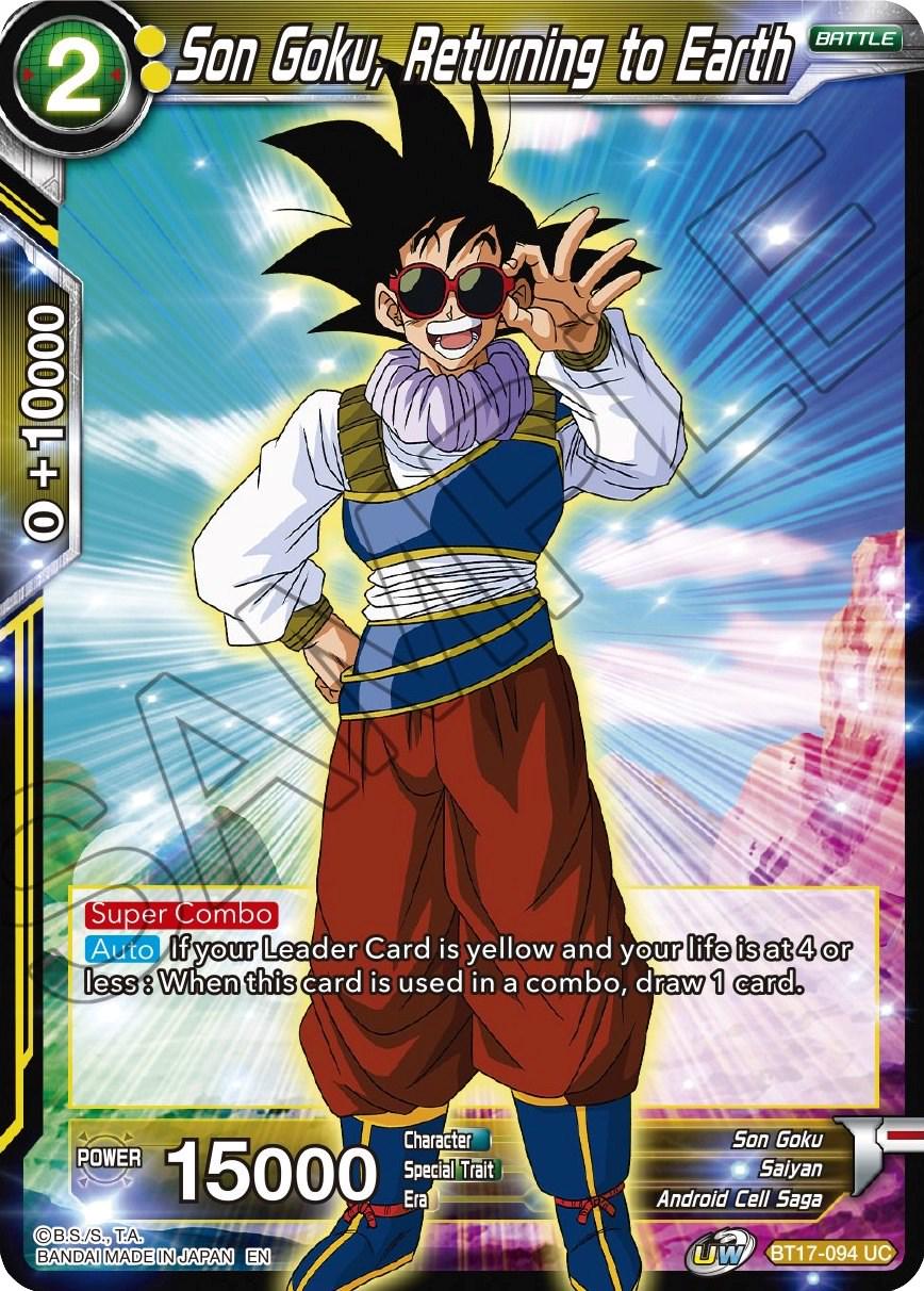 Son Goku, Returning to Earth BT17-094 Prices | Dragon Ball Super ...
