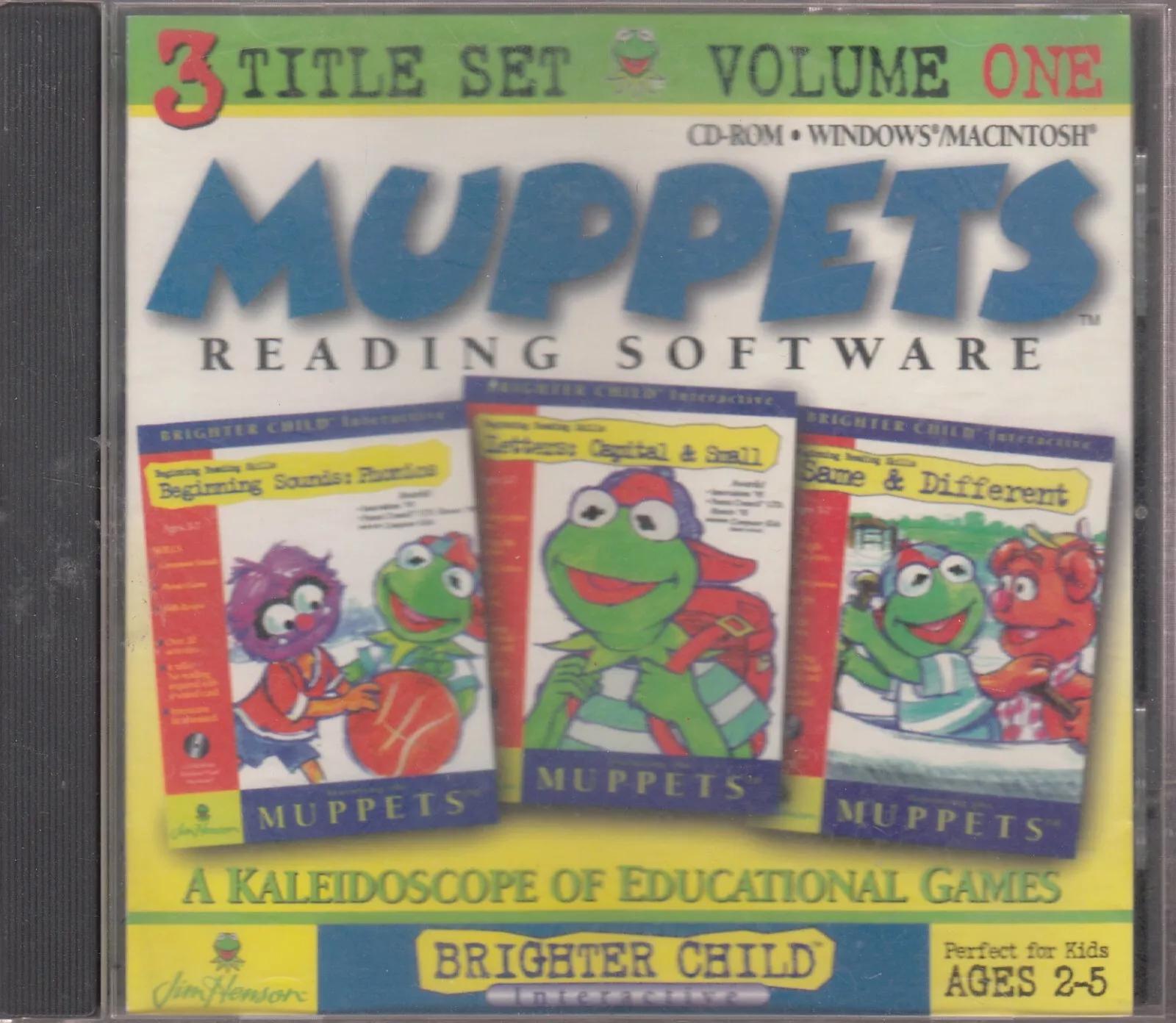 Muppets Reading Software Vol 1 - 3 Titles Precios PC Games | Compara ...