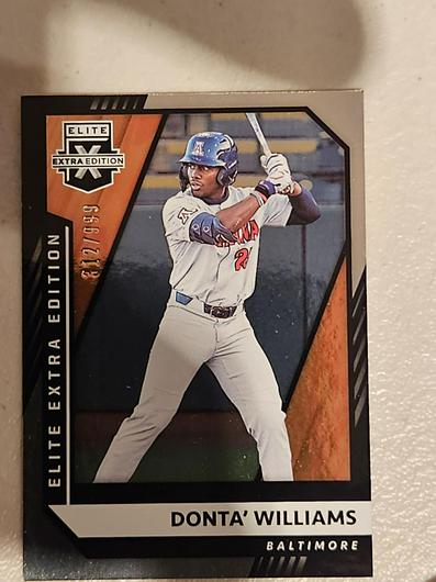 Donta' Williams | Ungraded | 2021 Panini Elite Extra Edition