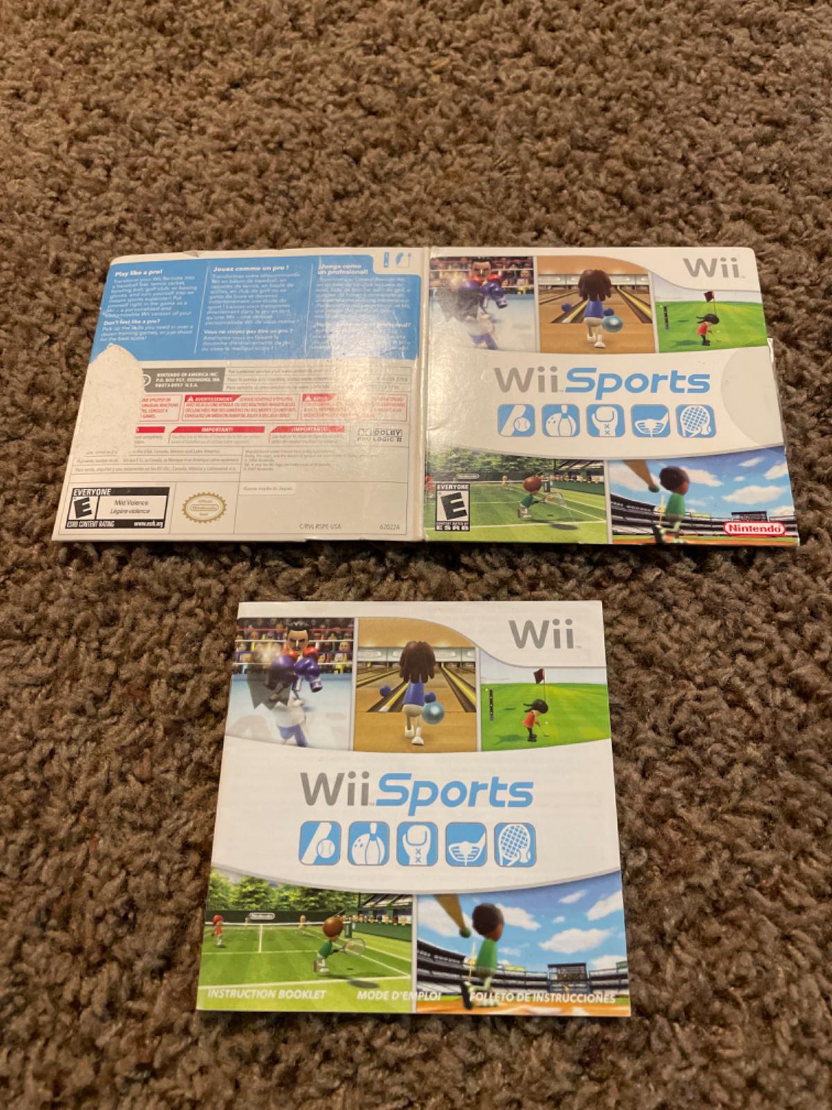 Wii Sports | Box and Manual only | Wii