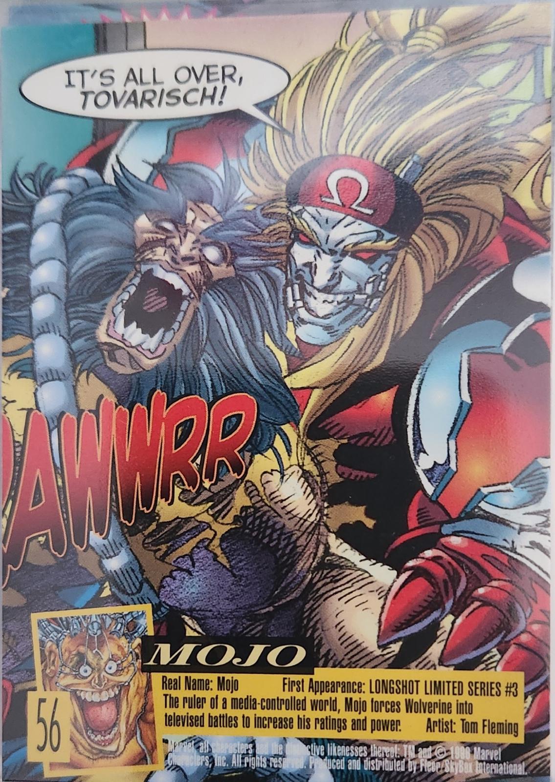 Mojo #56 Prices | Marvel 1996 Ultra X-Men Wolverine | Marvel Cards