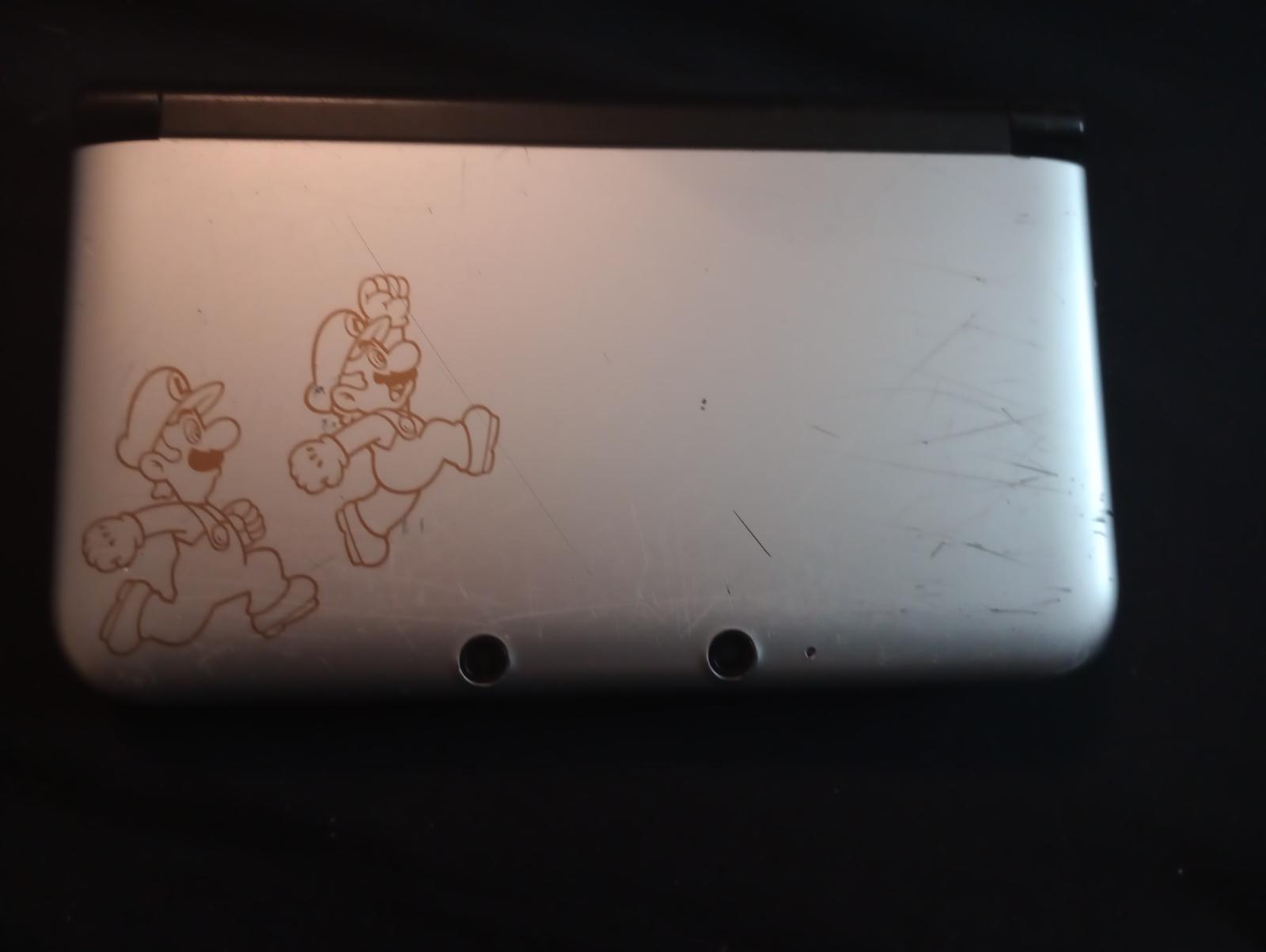 Nintendo 3DS XL Silver Mario & Luigi Limited Edition | Item only | Nintendo 3DS