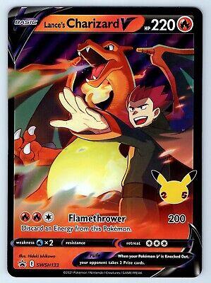 Lance's Charizard V [Jumbo] #SWSH133 Prices | Pokemon Celebrations ...