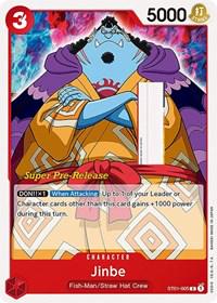 Jinbe [Super Pre-release] ST01-005 Prices | One Piece Starter Deck 1: Straw Hat Crew | One Piece ...